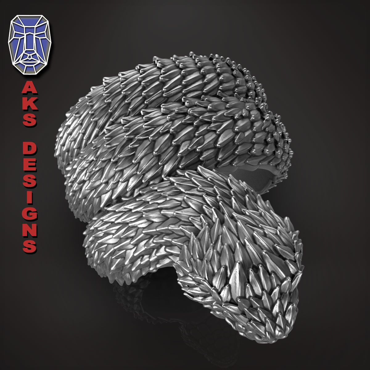 3D file snake 1 ring Jewelry・3D printable model to download・Cults