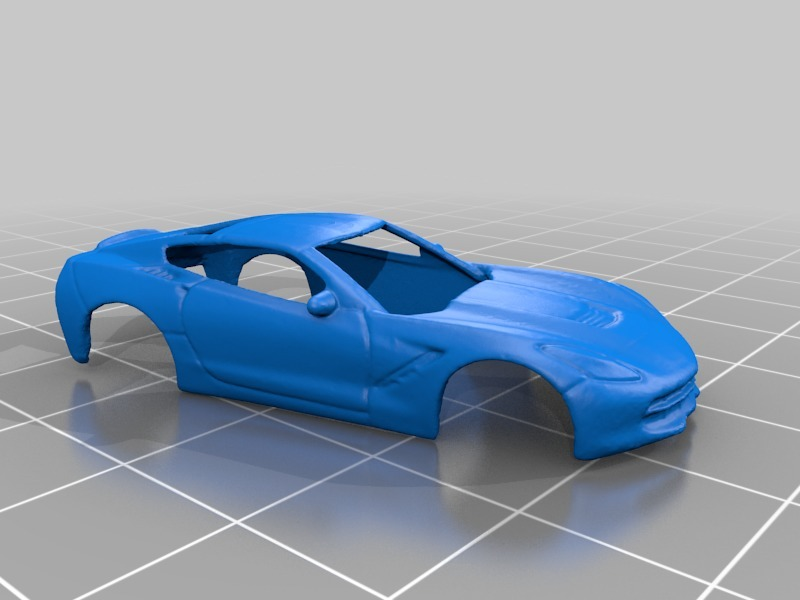 Free STL file Corvette Stingray 1:100 - 3D Scan 🩻・3D printing design to ...