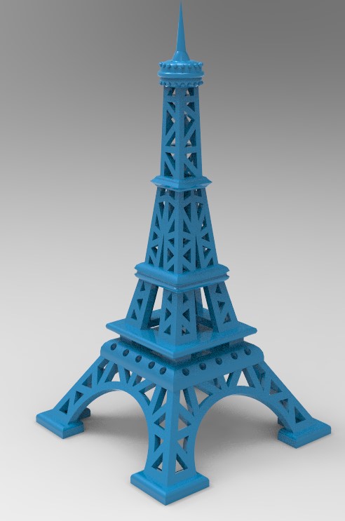 STL file Eiffel Tower・3D printer design to download・Cults