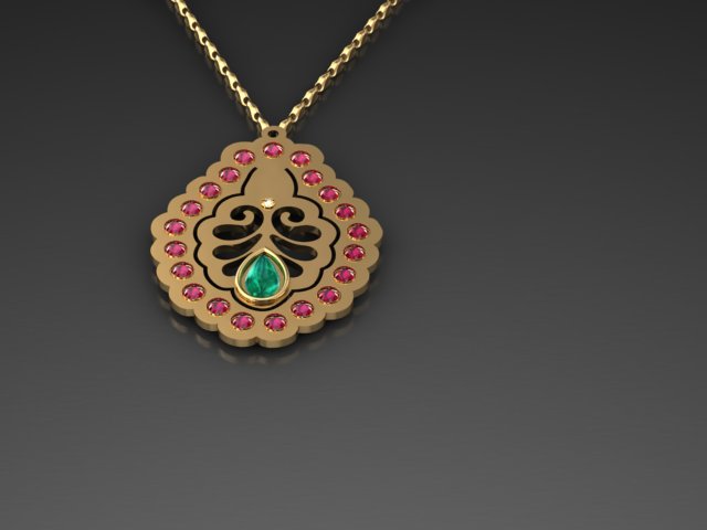 STL file special necklace・3D printer model to download・Cults