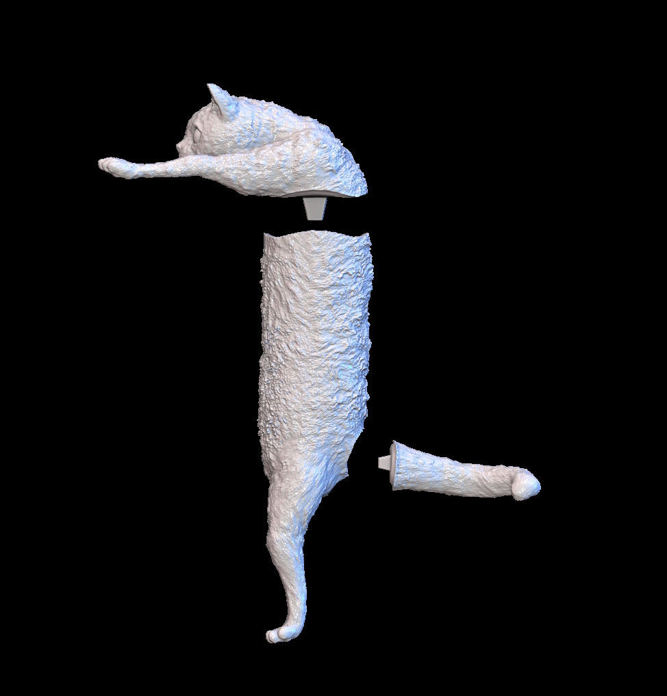 Archivo 3D Longcat meme gato nobico 🐉・Idea de impresión 3D para ...