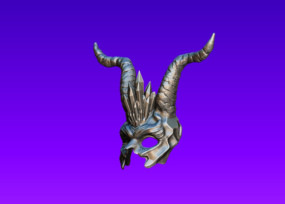 STL file Jadu Heart mask prop - purity music video・3D printable design ...