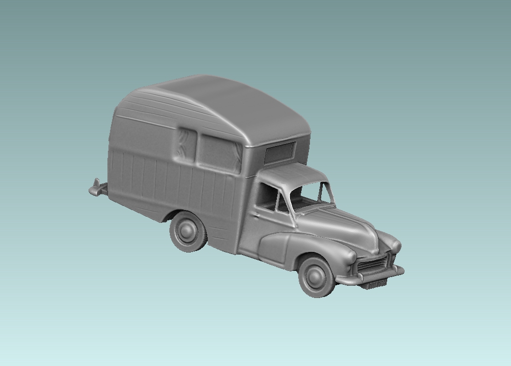 STL file 1970 Morris Minor Caravan - Billy the Snail・3D printer model ...