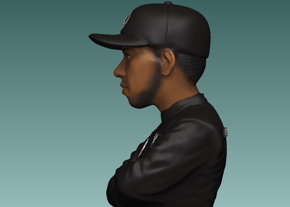 Fichier STL Figure de Lewis Hamilton 🗿・Modèle pour imprimante 3D à ...