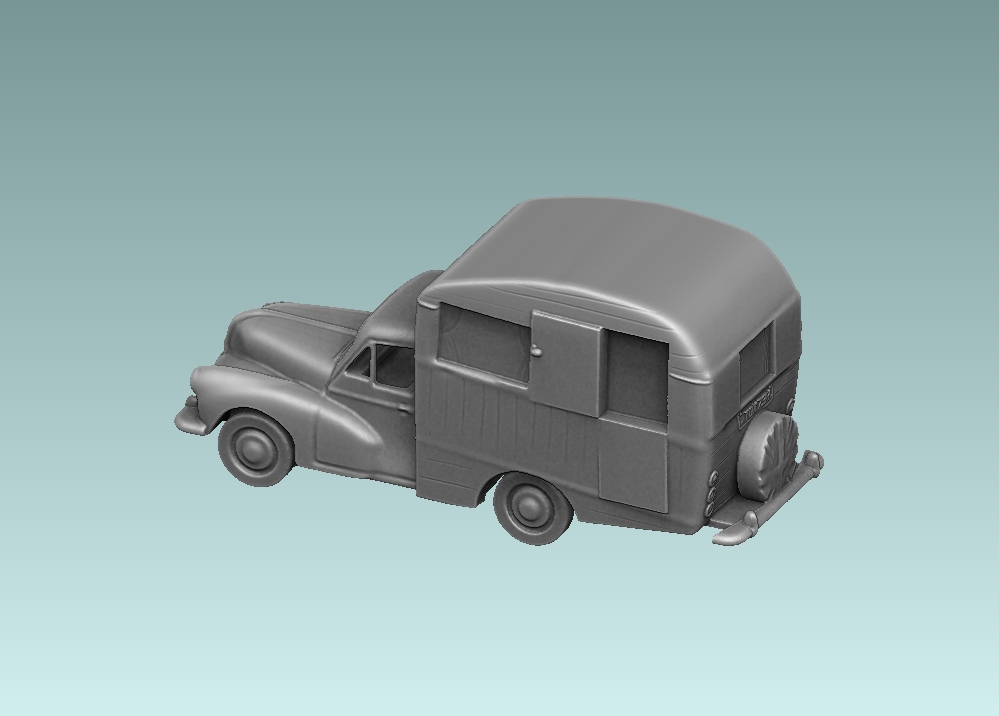 STL file 1970 Morris Minor Caravan - Billy the Snail・3D printer model ...