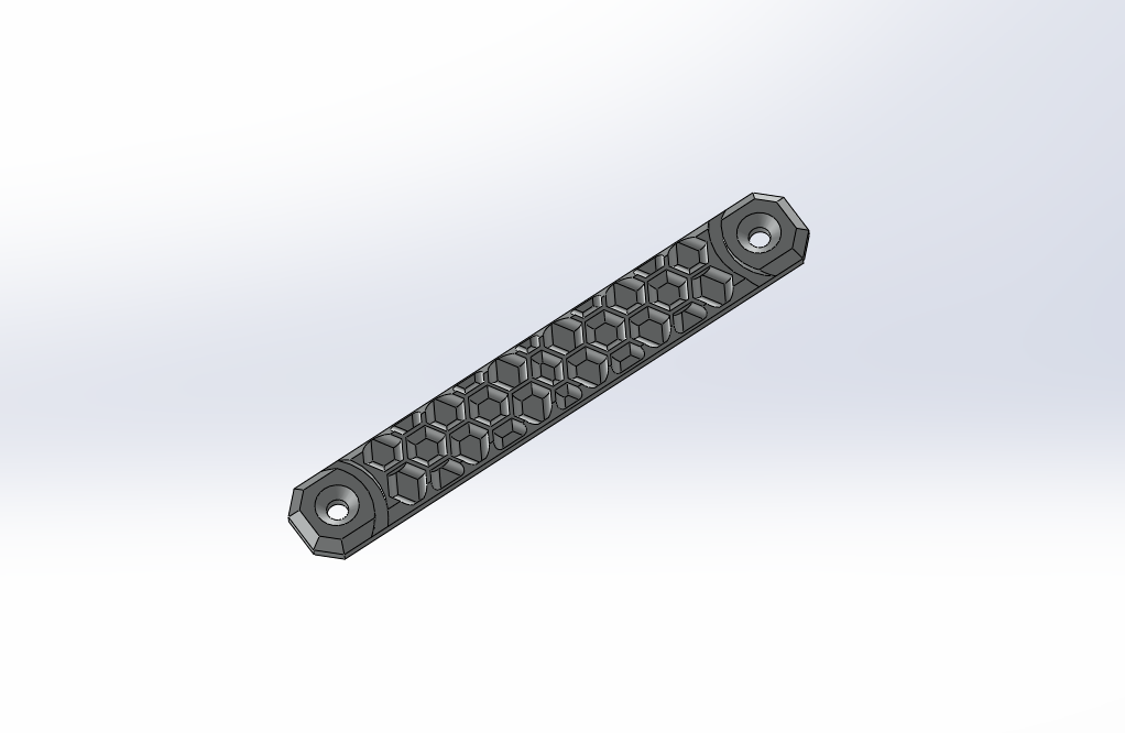 STL file M-LOK RAIL COVER TYPE 2・3D printer model to download・Cults