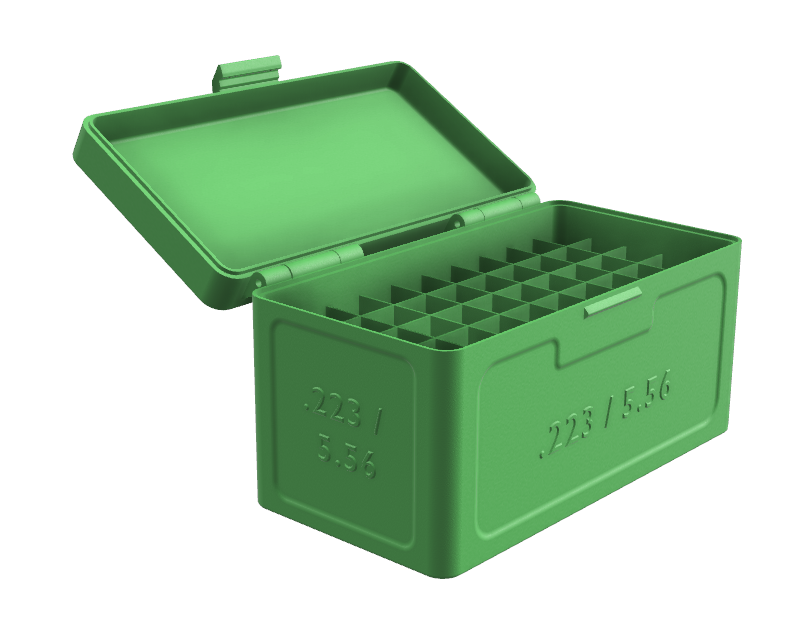 STL file AMMO BOX - .223 / 5.56 - 50 ROUNDS・3D printer model to ...