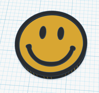Free 3D file Smile Coin・3D printer model to download・Cults