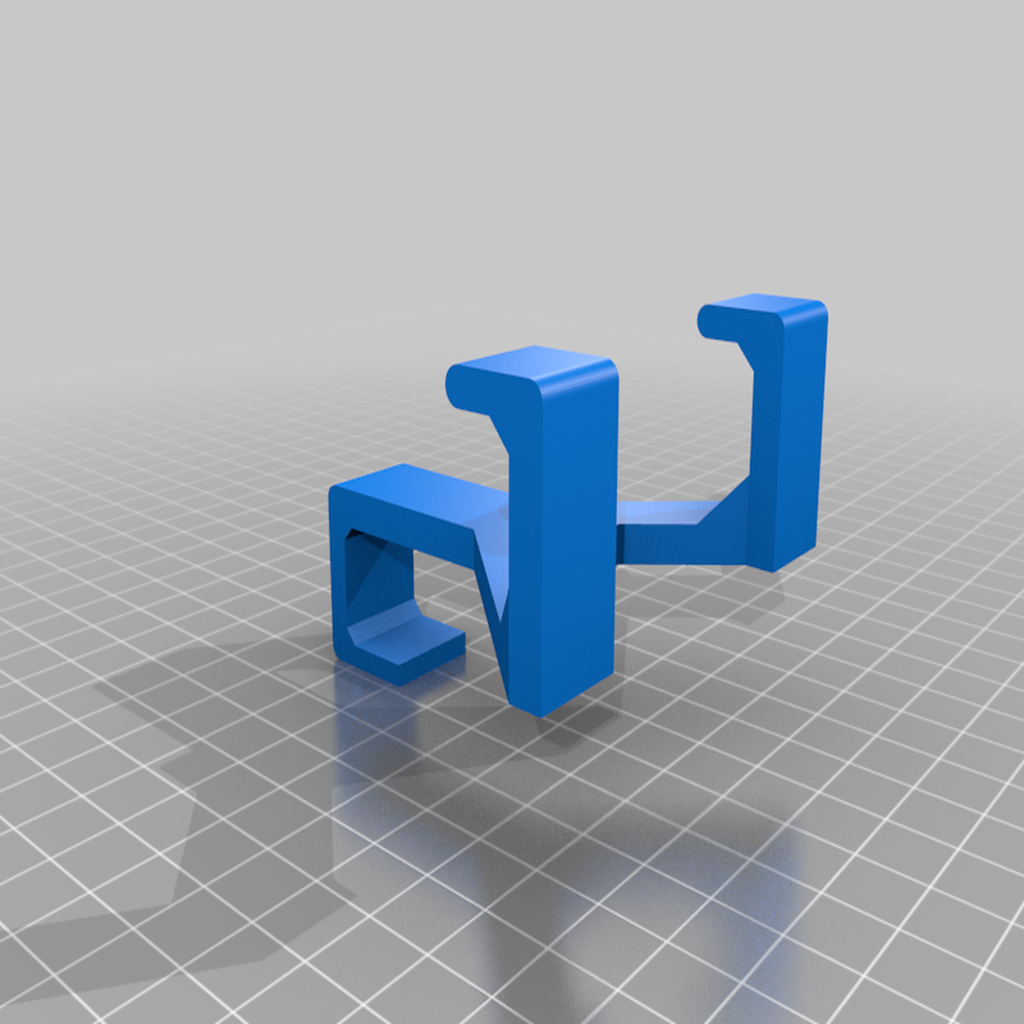 Free STL file 2er Tür Kleiderhaken / door coat hook 2 eaches・3D printer ...