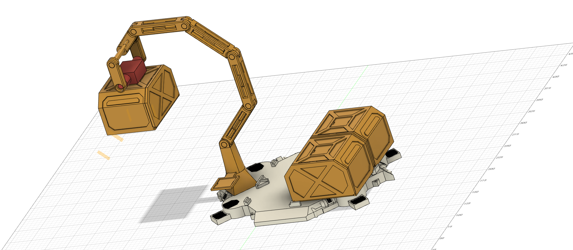 STL file Starcom - Starbase Station - Cargo bay crane extension 🚉・Model ...