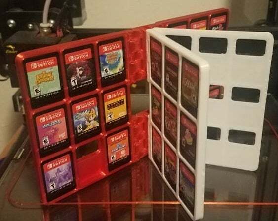 Free STL file "The Book" Foldable Nintendo Switch Game Cartridge Case ...