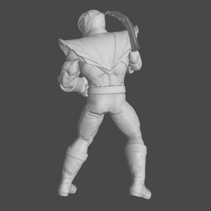 STL file Power Rangers - Ryu Ranger for 3D PRINT・Template to download ...