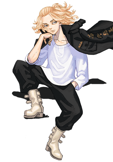 Fichier STL Mikey assis sur un rocher Sano Manjiro Tokyo Revengers ...