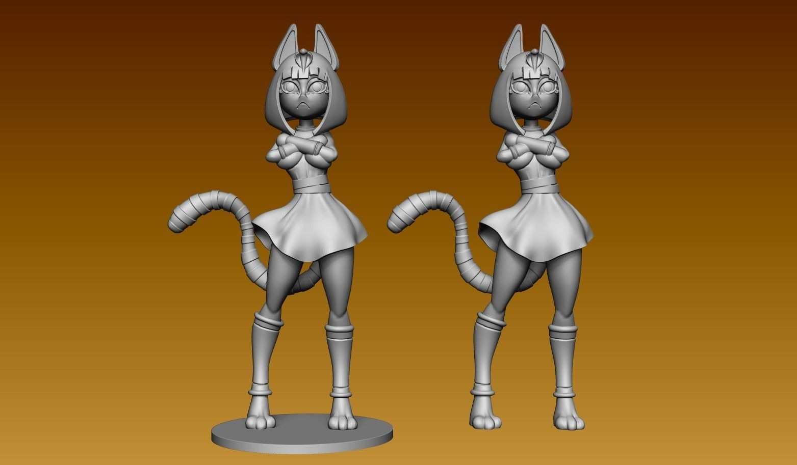 STL file Ankha Dancing cat Animal crossing 3D print model・3D print ...