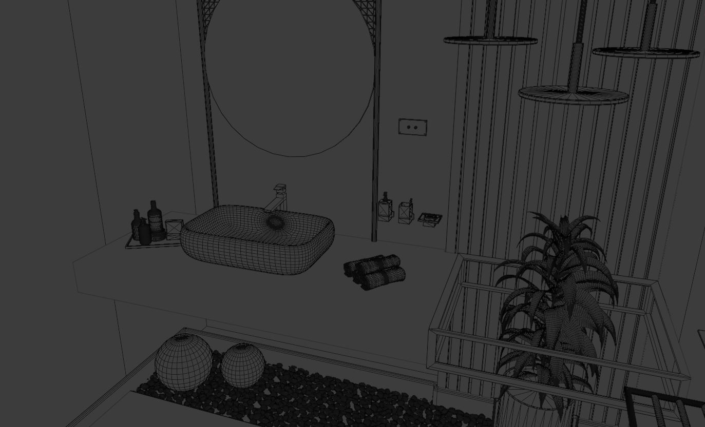 STL file Modern Bathroom・3D printing model to download・Cults