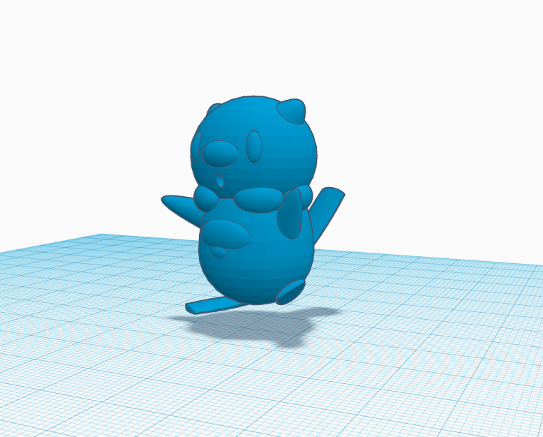 Fichier STL gratuit Oshawott / Moustillon 🐉・Objet imprimable en 3D à ...