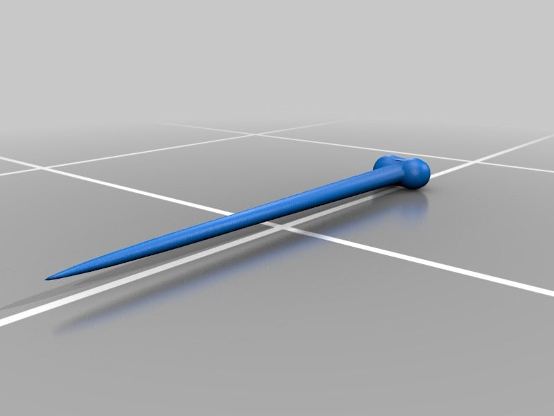 Free OBJ file Kinga's Hair Pins - MST3K・3D printable model to download ...