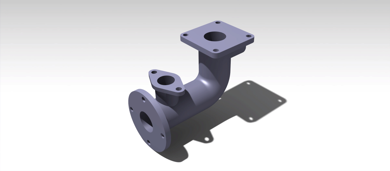 STL file PIPE WITH FLANGE・3D printer model to download・Cults