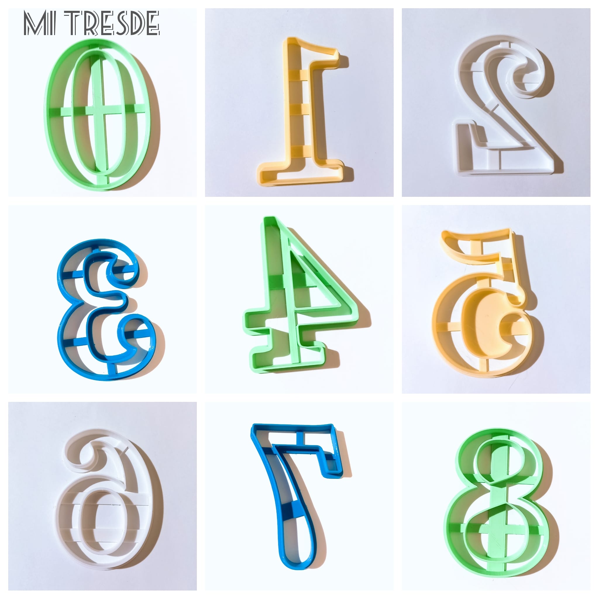 Archivo STL Numeros cortantes- cutters numbers 🔢・Modelo para descargar ...