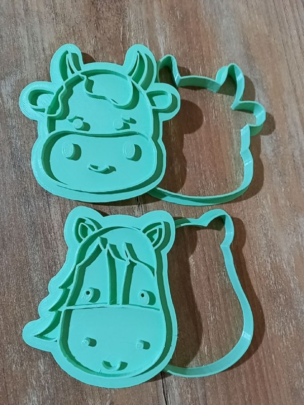 Fichier STL emporte-pièce et marqueur cheval et vache・Modèle pour ...