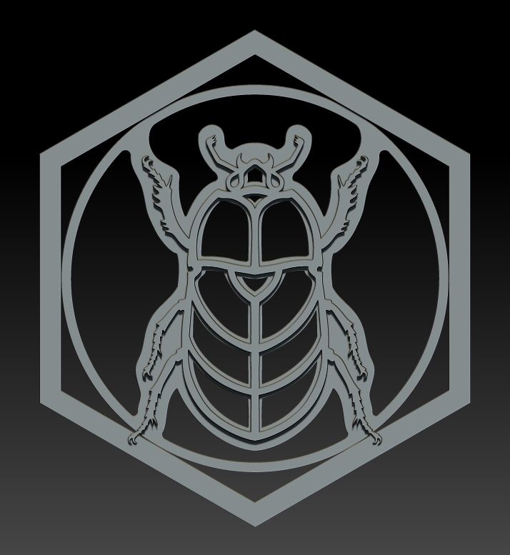 STL file Beetle wall palque・3D printer design to download・Cults