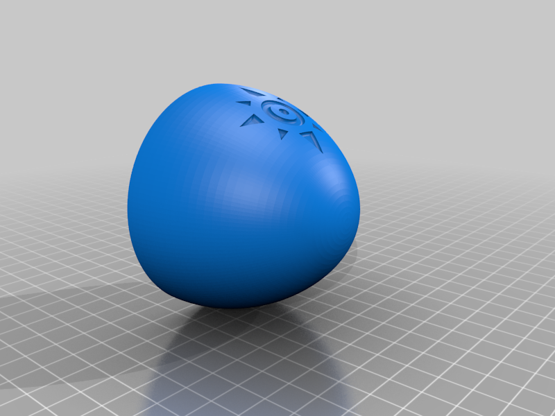 Free STL file Digi-Egg of Courage 🐉・3D printer design to download・Cults