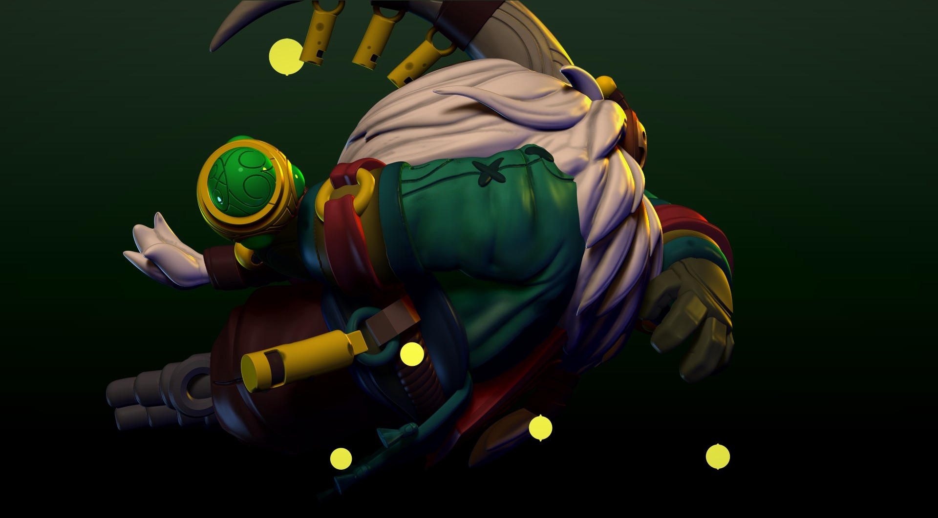 Free STL file Bard - League of Legends FanArt 🗿・3D printer design to ...