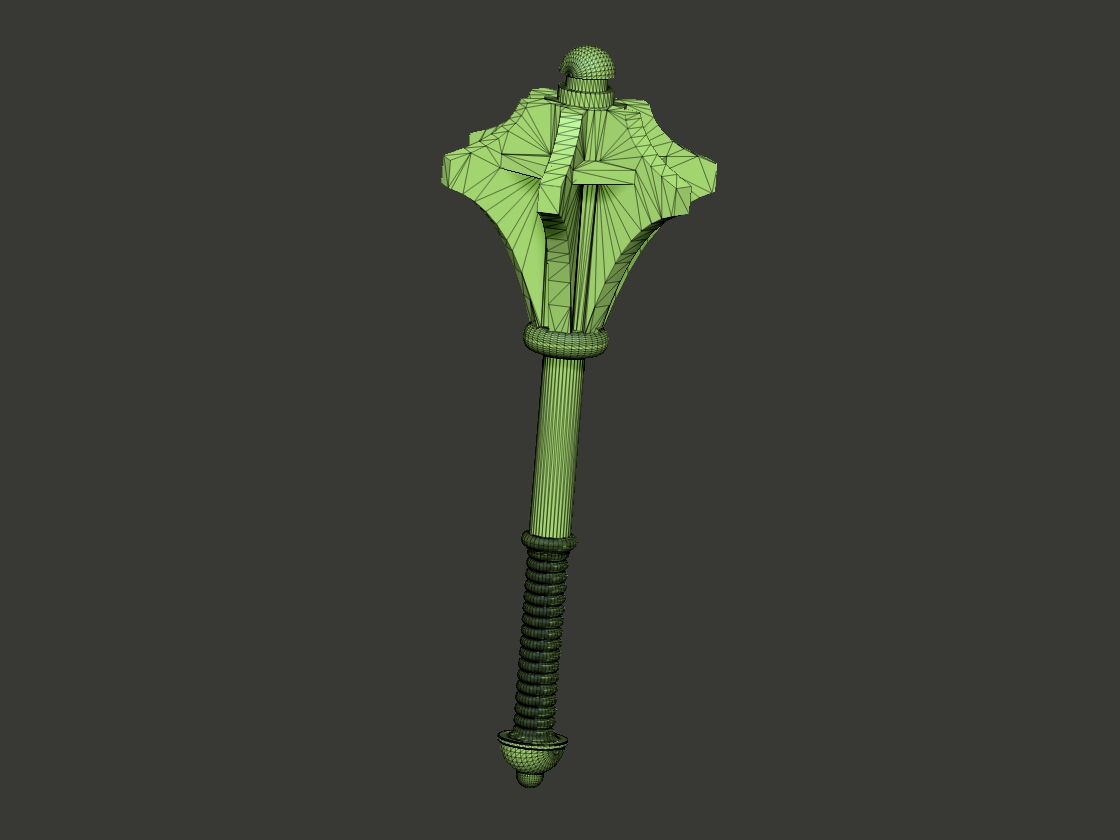 STL file Battle Beast Mace From Invincible 🔫・Model to download and 3D ...