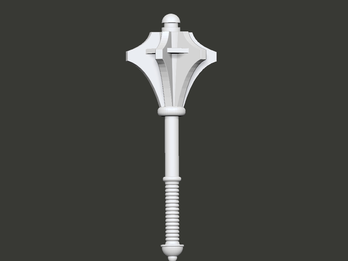 STL file Battle Beast Mace From Invincible 🔫・Model to download and 3D ...