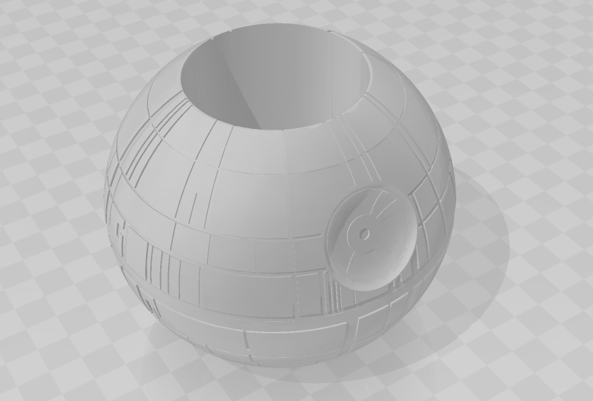 Free STL file Death Star pot ⭐・3D printable design to download・Cults