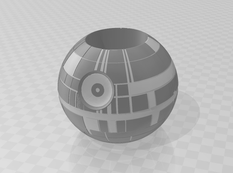 Free STL file Death Star pot ⭐・3D printable design to download・Cults