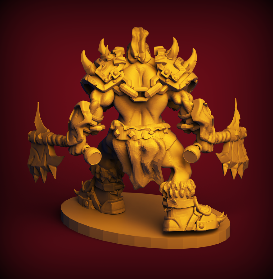 Free STL file Orc-Grunt Free 3D print model・3D printing template to ...
