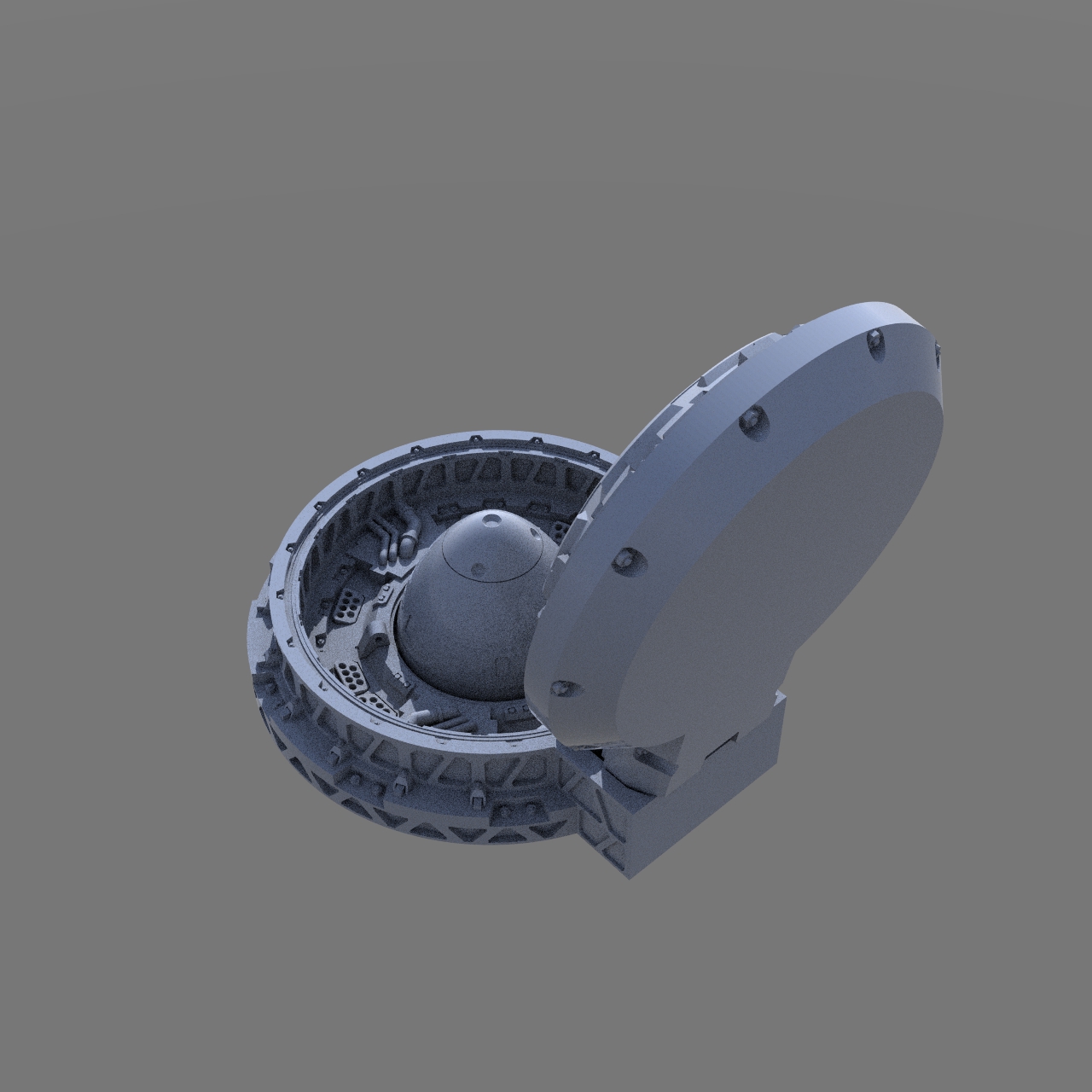 Fichier 3D Silo à missiles Type01・Objet imprimable en 3D à télécharger ...