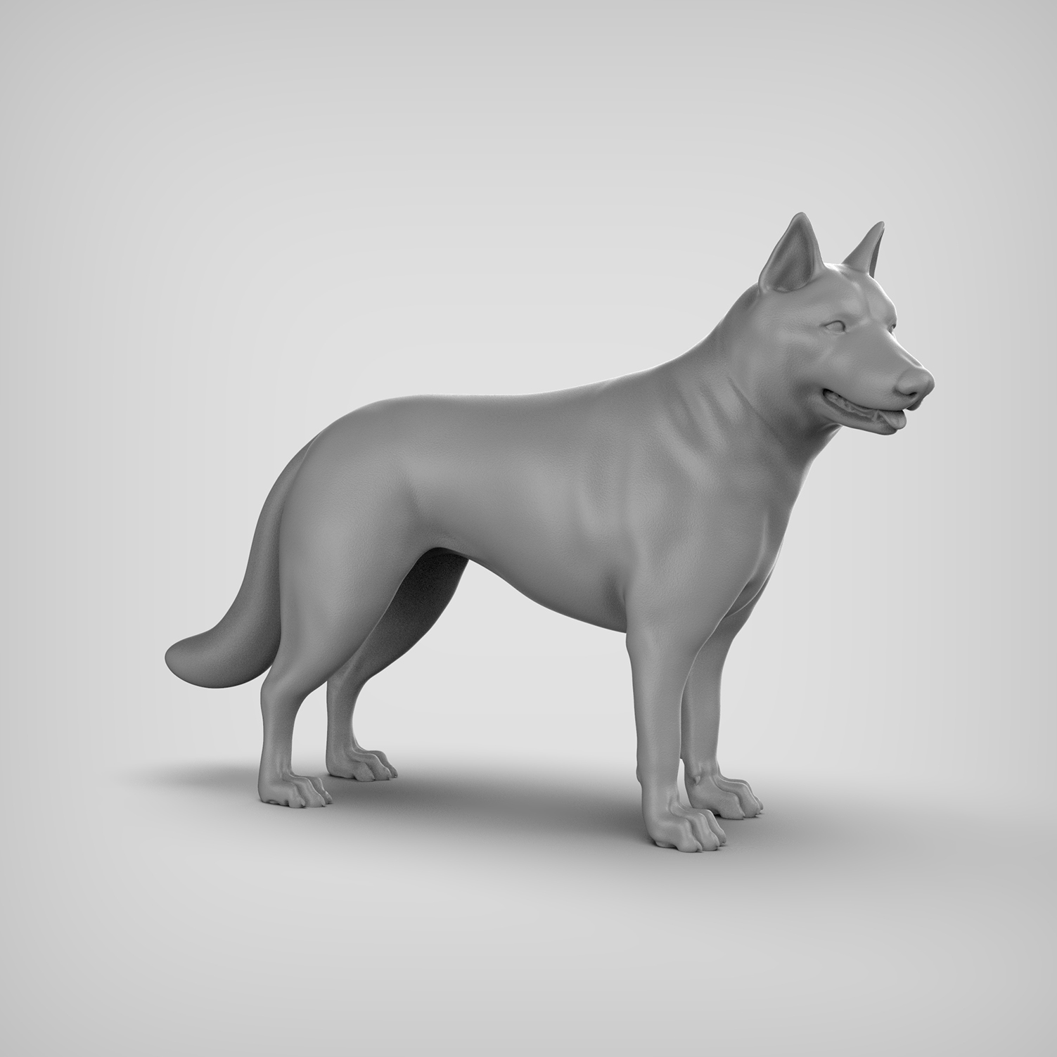 STL file Siberian Husky Pose 01・3D printable model to download・Cults