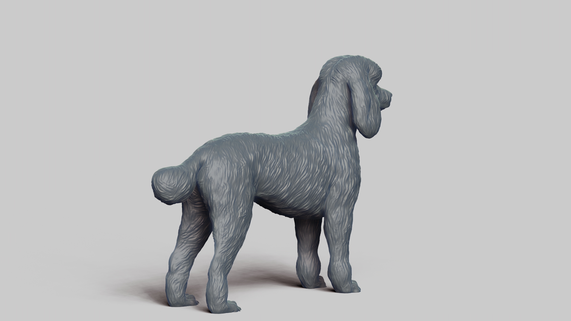 STL file Large Poodle V3・3D printer model to download・Cults