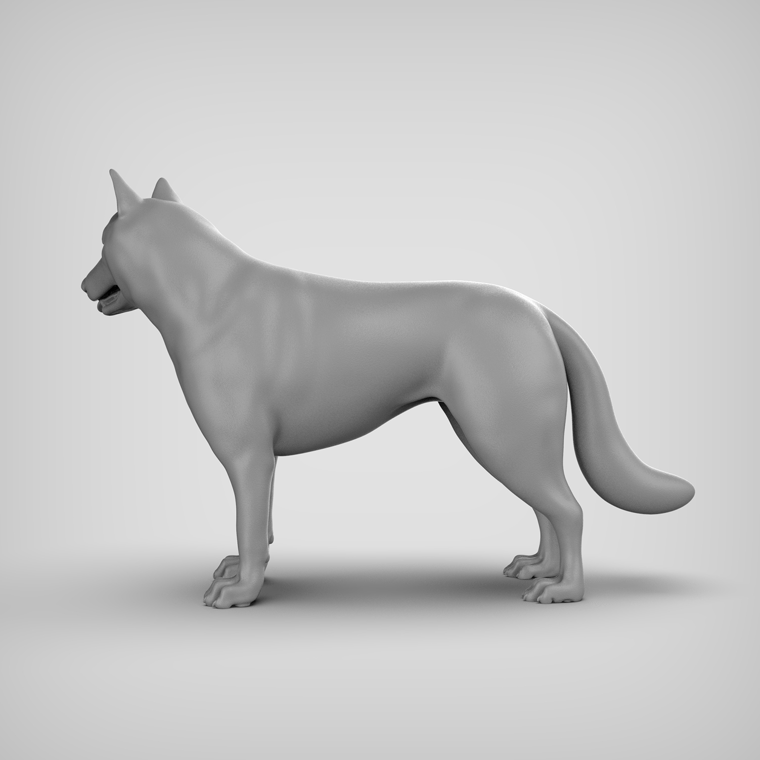 STL file Siberian Husky Pose 01・3D printable model to download・Cults