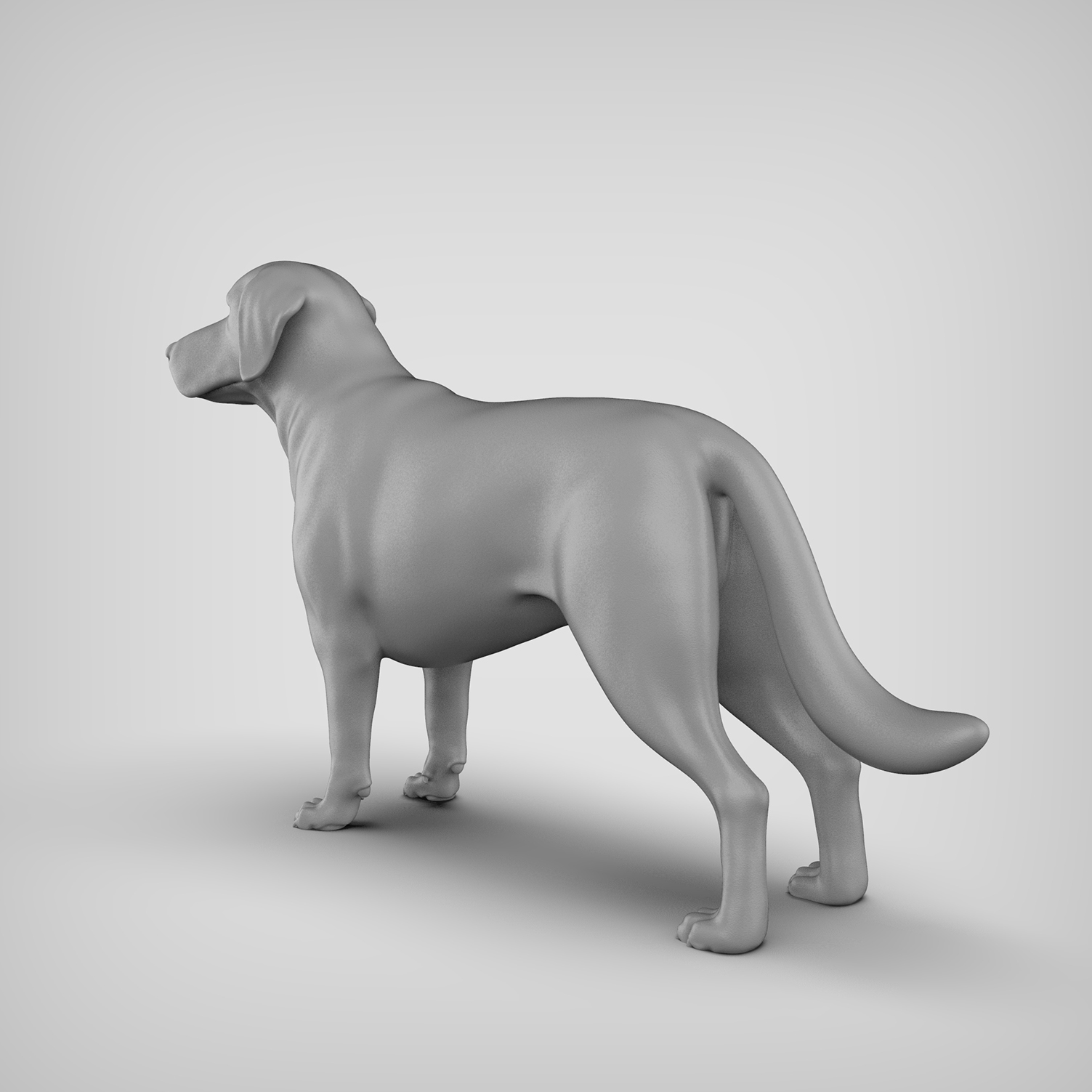STL file Labrador Retriever Pose 01・3D printable design to download・Cults