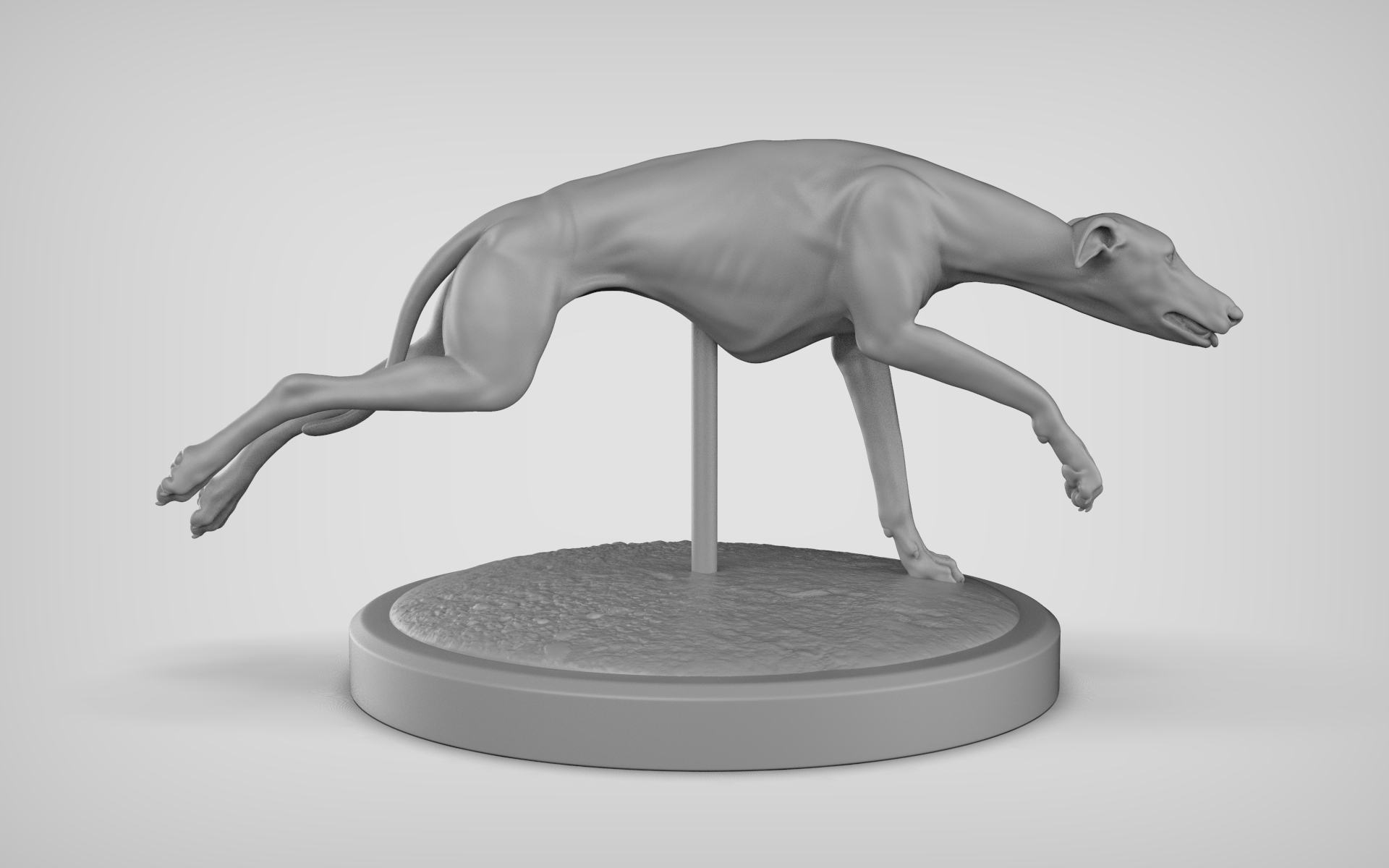 STL file Greyhound Pose 05・Design to download and 3D print・Cults