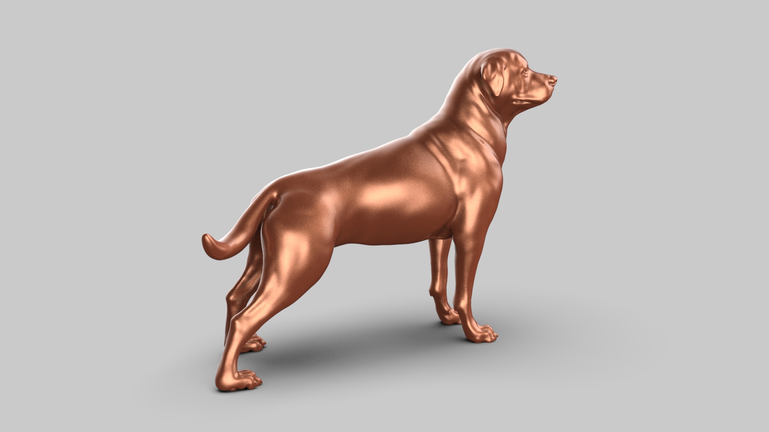 STL file Rottweiler Pose 02・3D print design to download・Cults