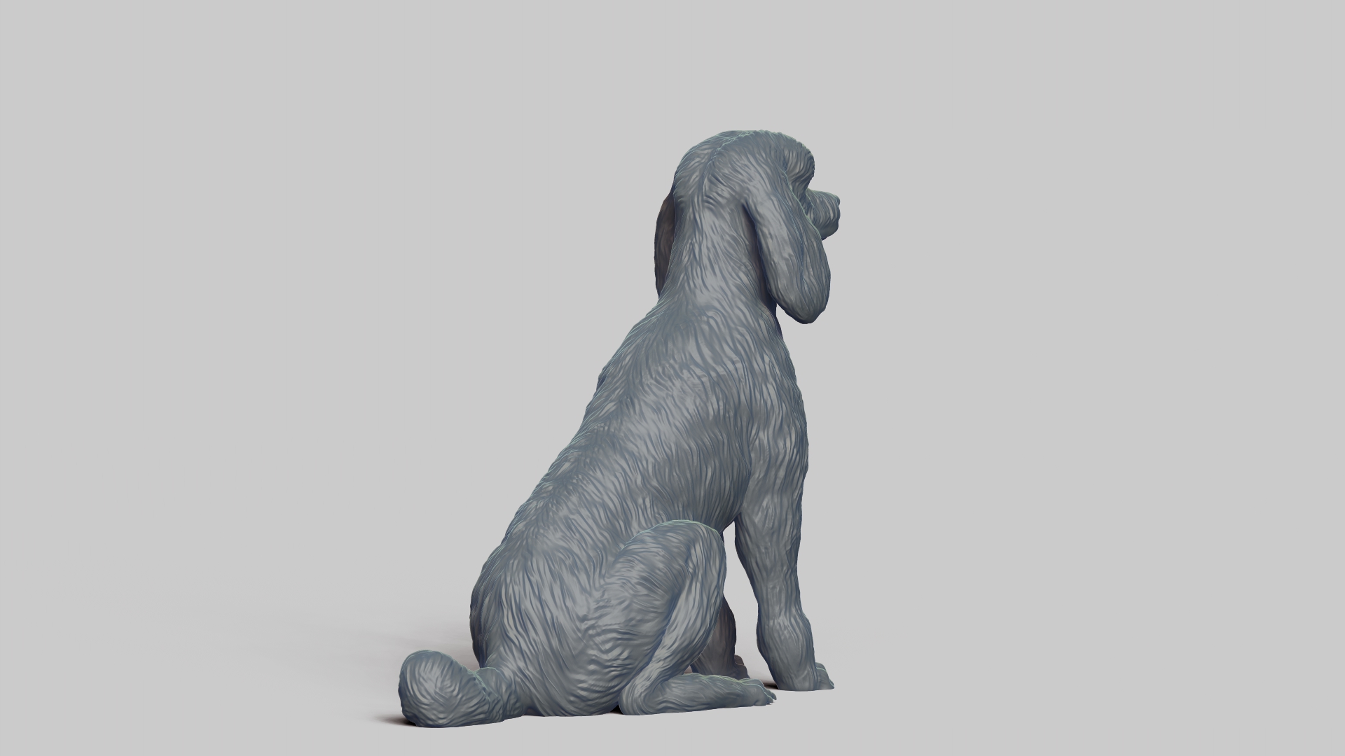 STL file Large Poodle V2 🐩・3D print design to download・Cults