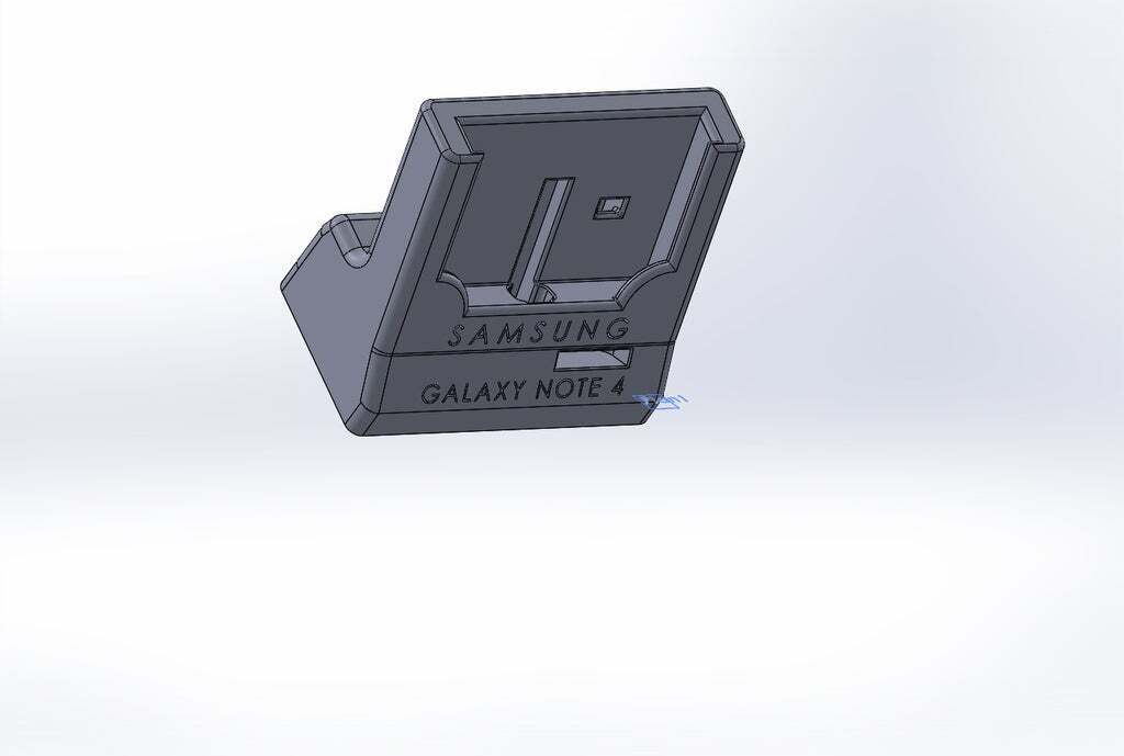 Free STL file Dock Samsung galaxy note 4・3D printer model to download・Cults