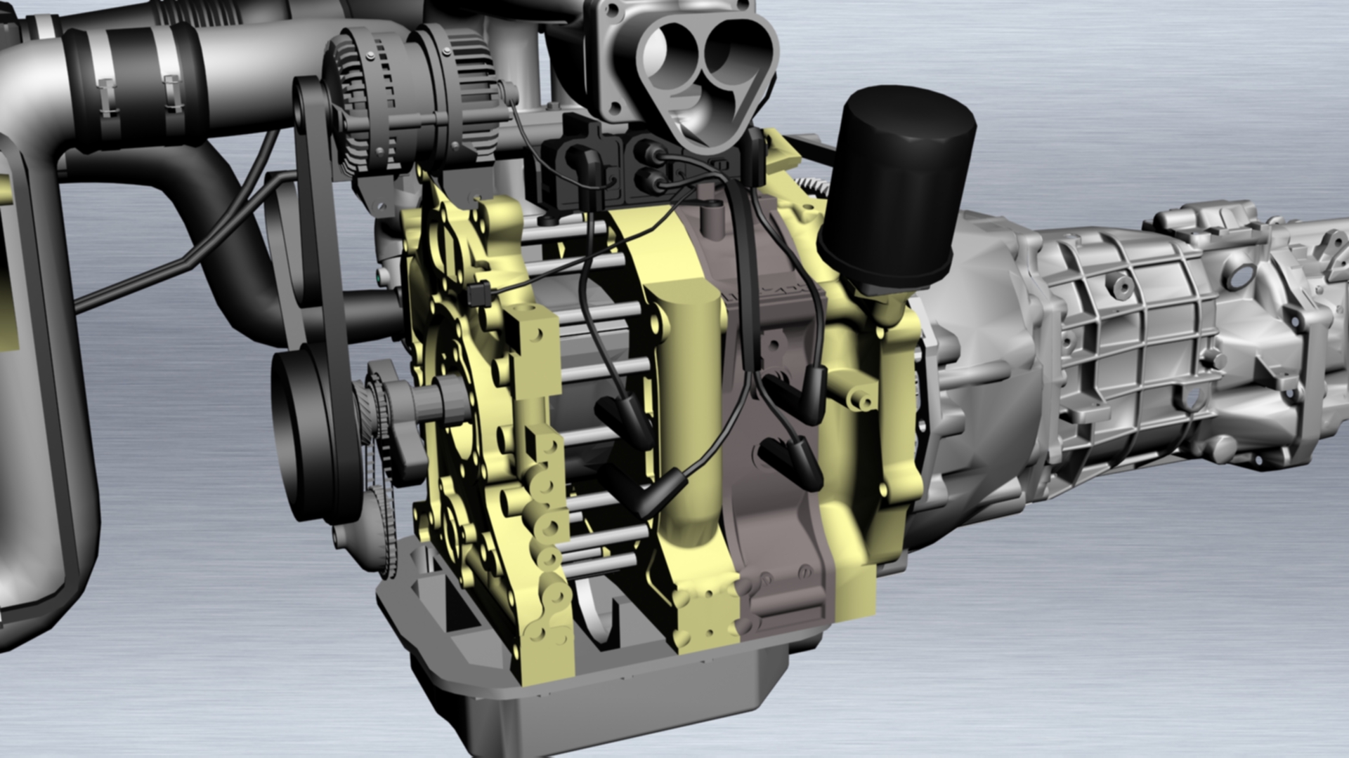 OBJ file Rotary 13B RX7 MAZDA・3D printing model to download・Cults