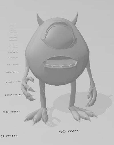 Free STL file Mike Wazowski 🎨・3D printable model to download・Cults
