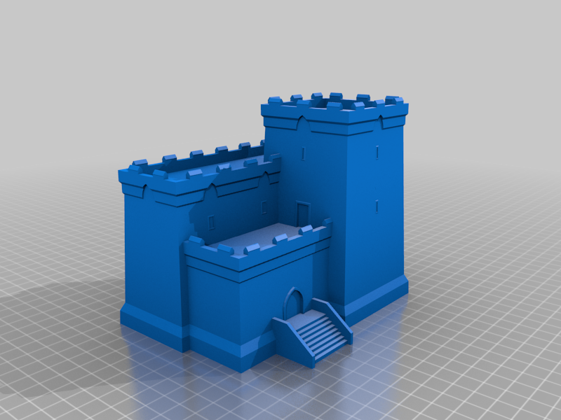 Free STL file Castle Keep V2・3D printing model to download・Cults