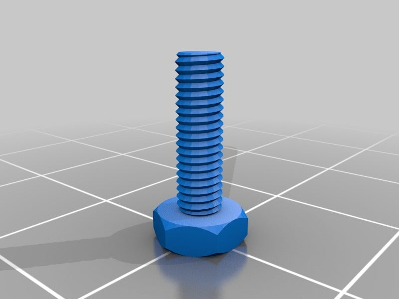 Free STL file hex_head_m3x10mm 🔧・Object to download and to 3D print・Cults