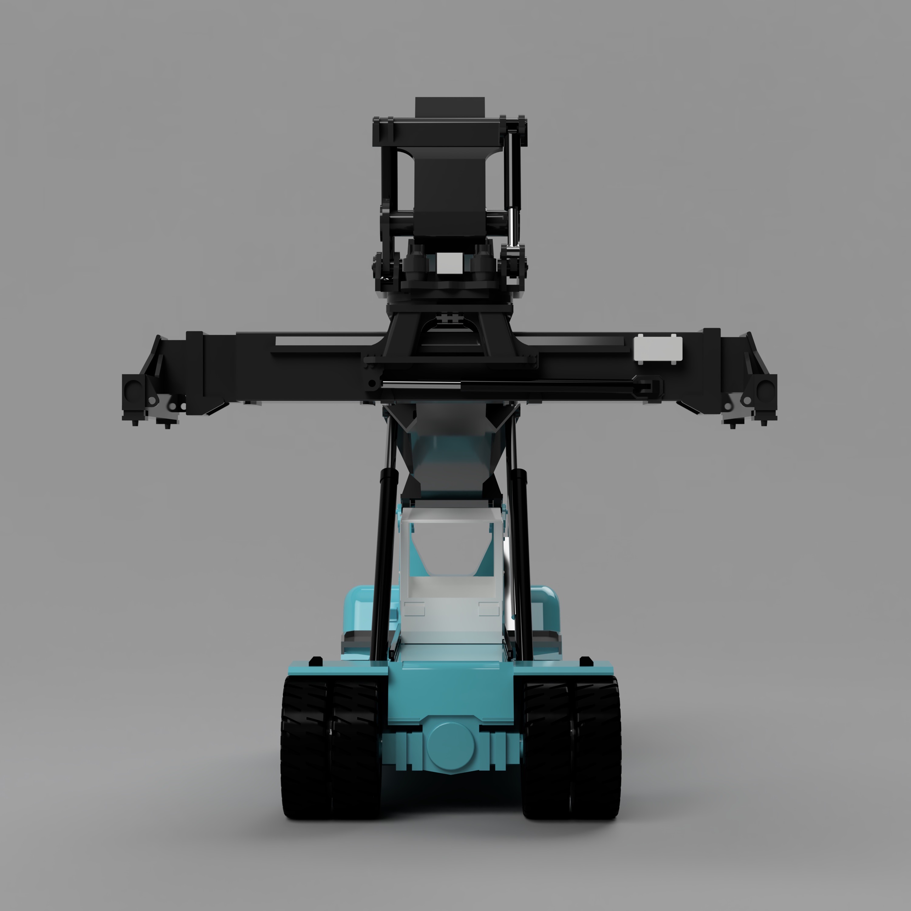 STL file container reach stacker HO scale 1:87 🌆・3D print design to ...