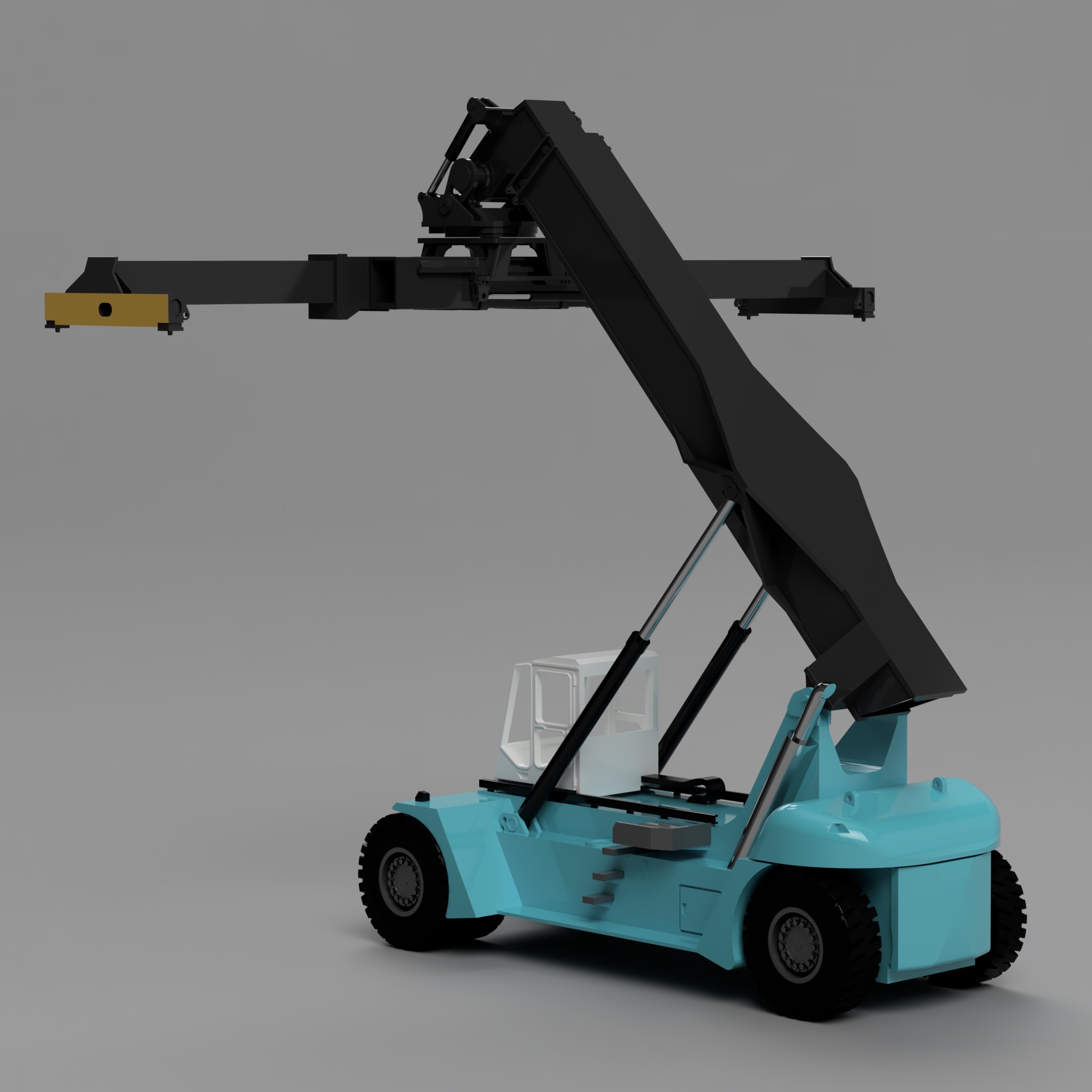 STL file container reach stacker HO scale 1:87 🌆・3D print design to ...