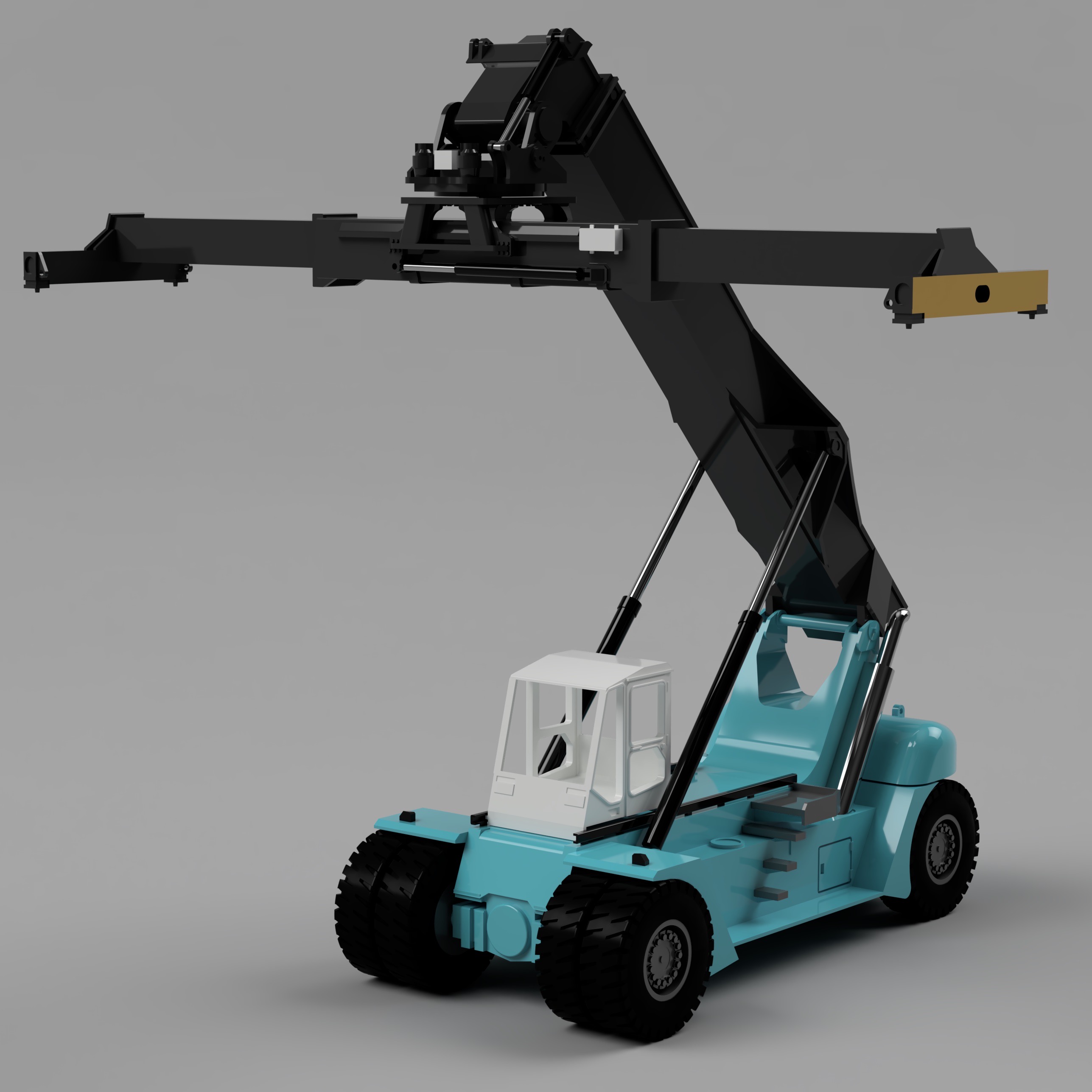 STL file container reach stacker HO scale 1:87 🌆・3D print design to ...