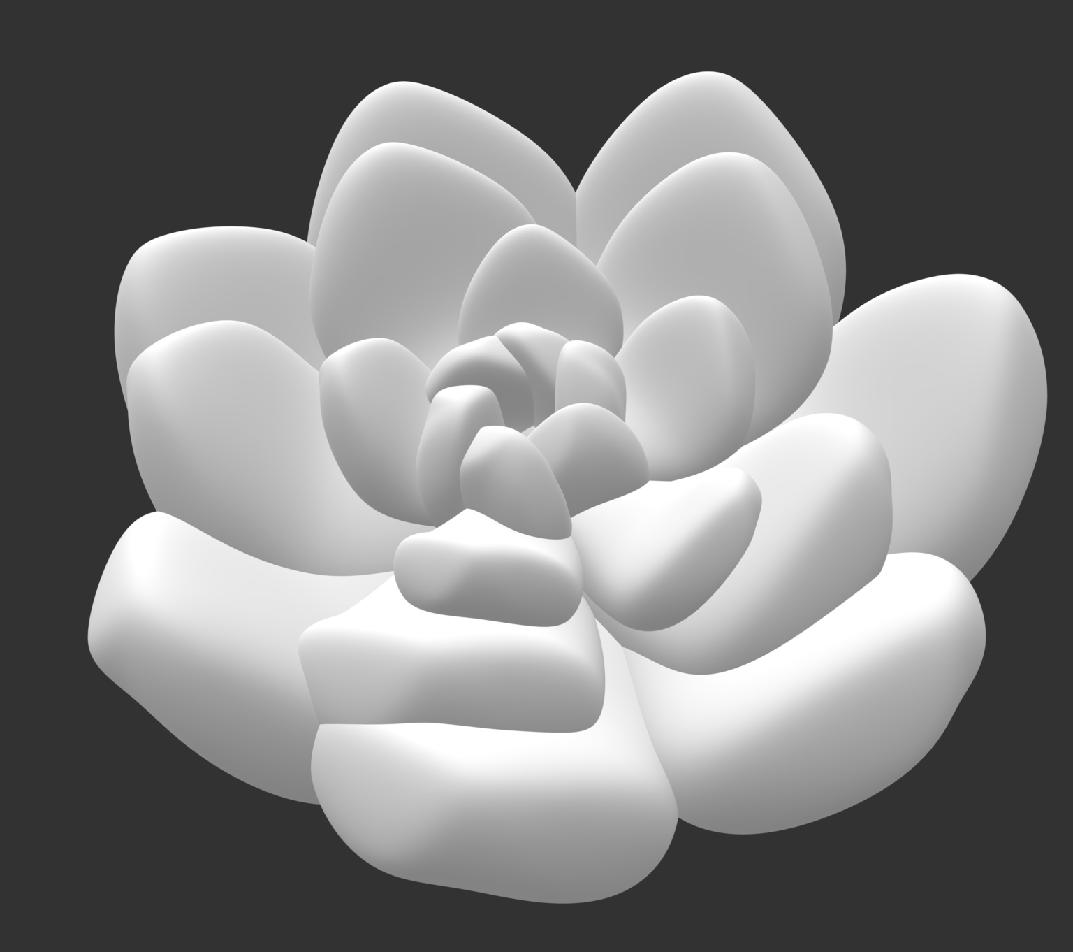 STL file Succulent plants: stone lotus・3D print design to download・Cults