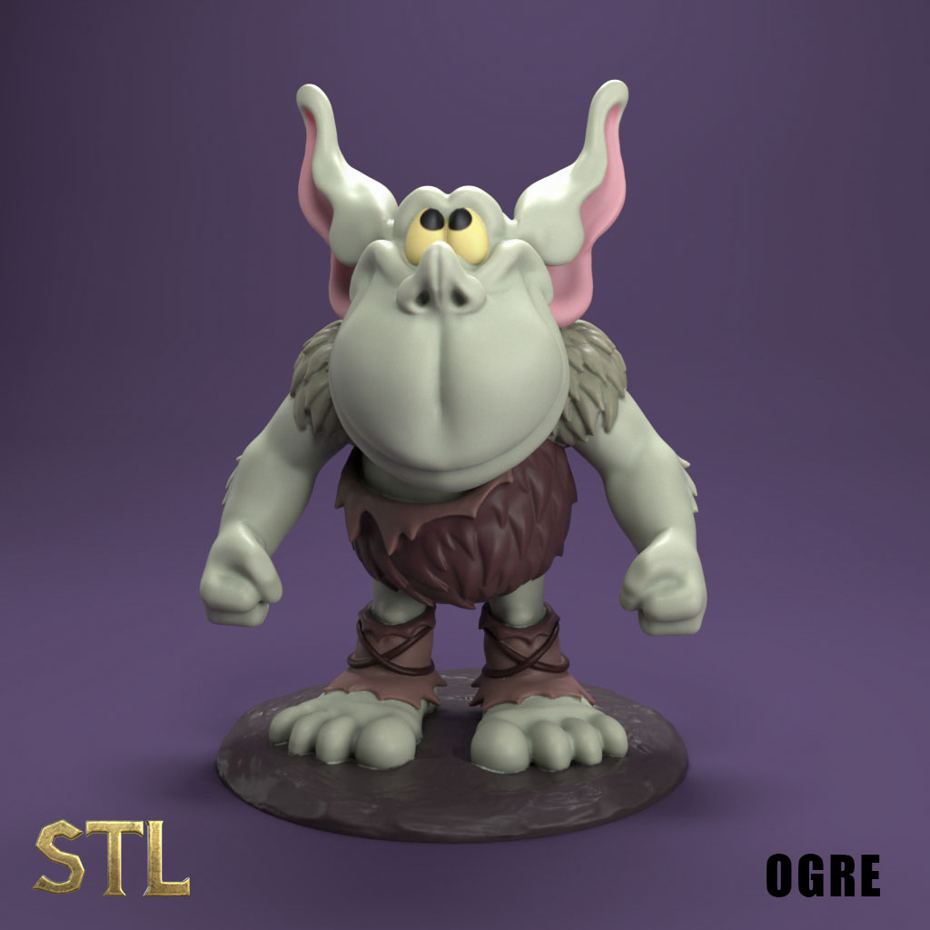 Файл 3D Ogre stl файл・3D модель для печати скачать・Cults